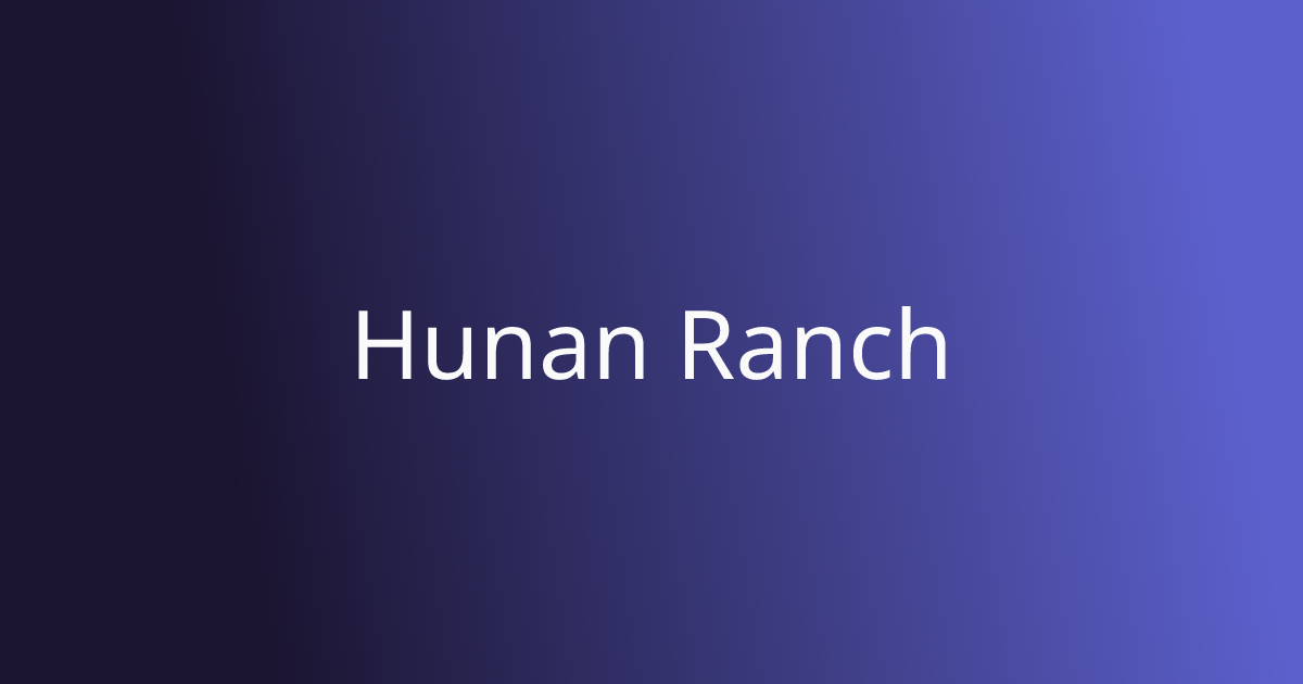 Order Authentic Chinese Online | Hunan Ranch - Pickup or Delivery Available